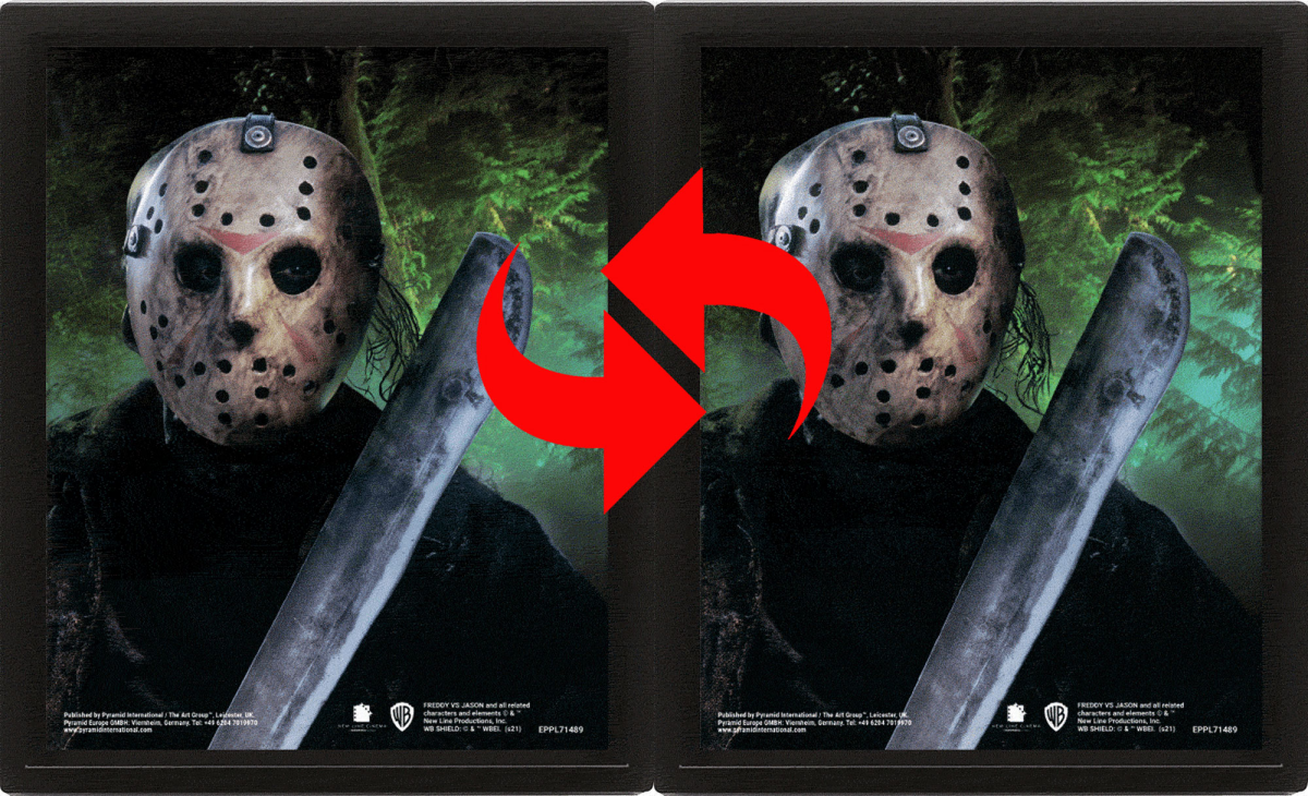 Freddy vs. Jason - 3D Poster A4 - Jason Voorhees, 19,99