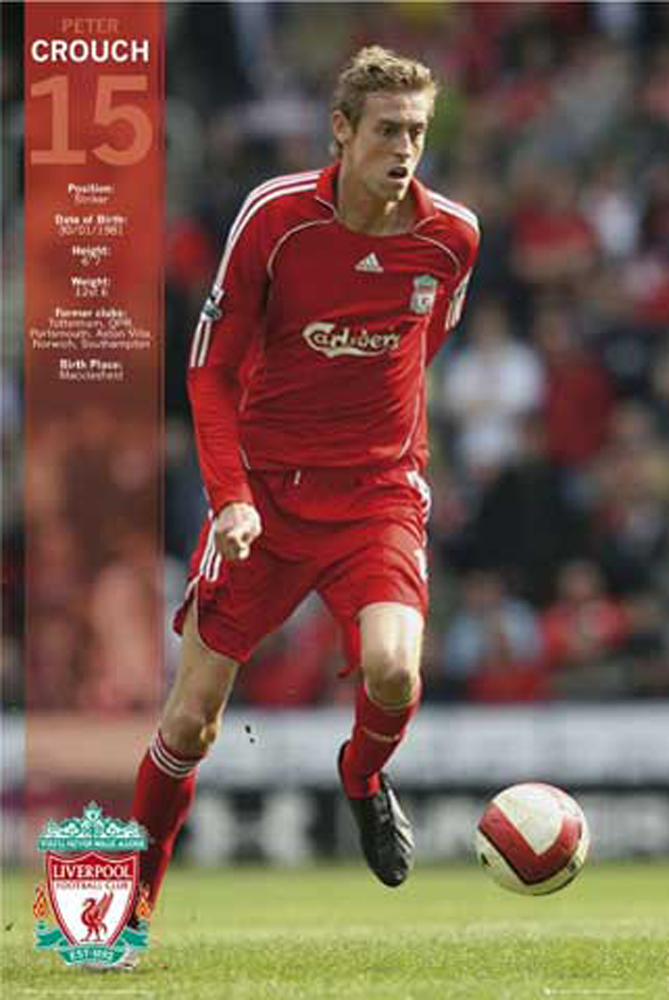 Fußball - Poster - Liverpool, Crouch, 9,59
