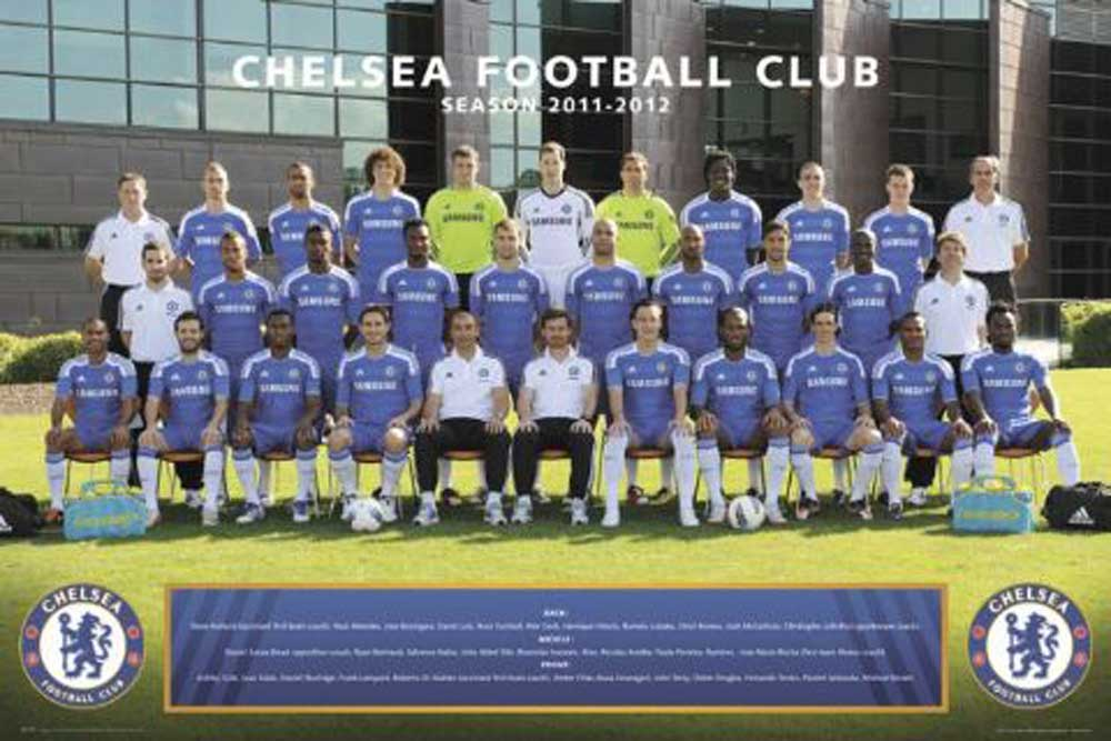 Fussball - Poster - Fc Chelsea - Team Photo 11/12, 9,59