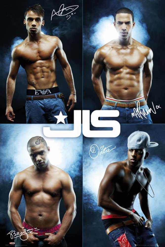 JLS - Poster - Topless all 4, 16,98