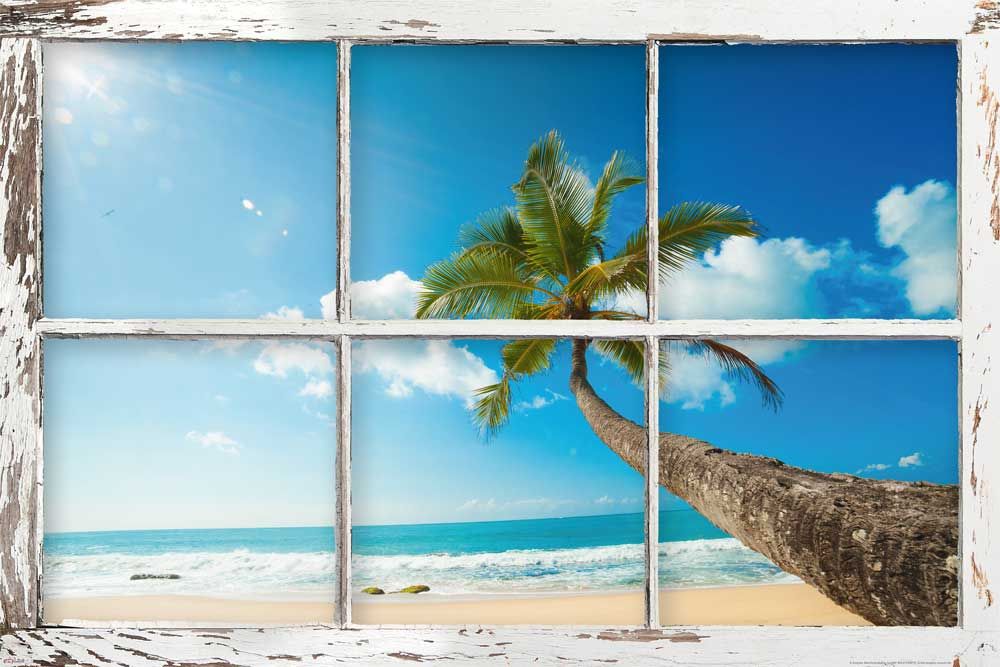 Strände - Poster - Window - Scenic View, 14,98