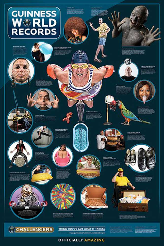 Guinness World Records - Poster - Challengers, 7,99