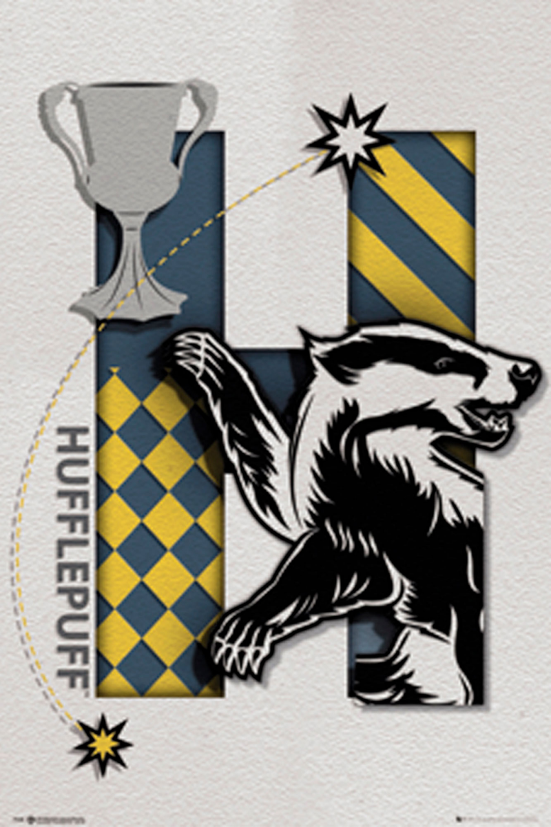 Harry Potter - Poster - Hufflepuff Logo, 15,98