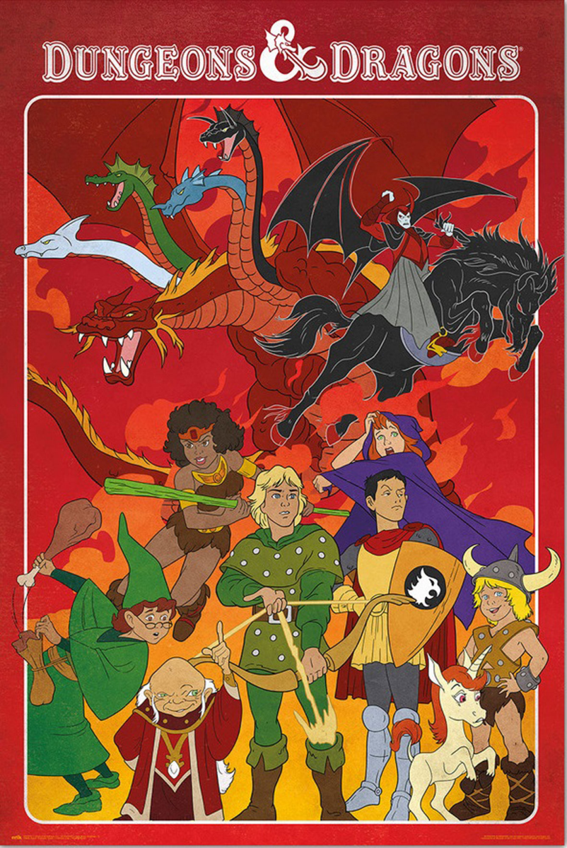 Dungeons & Dragons - Poster - The animated Series + Zusatzartikel, 14,58