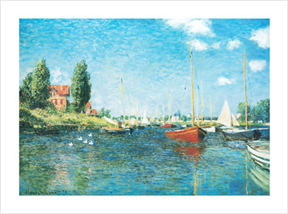 Monet, Claude - Kunstdruck - Red Boats, 81,27