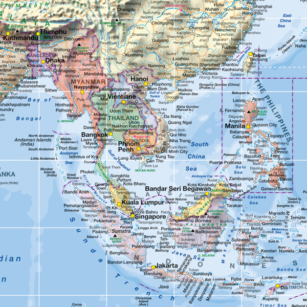 World Map Atlas Flag World Map With Flags Vectors & Illustrations For