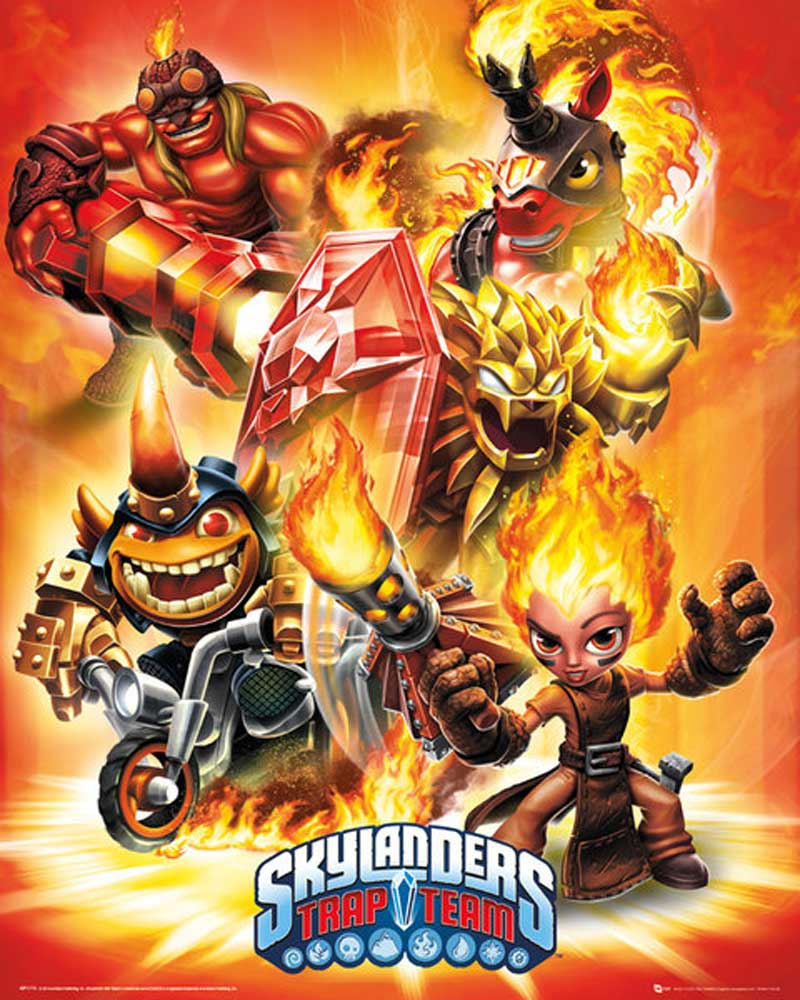Skylanders - Mini-Poster - Trap Team Fire, 9,99