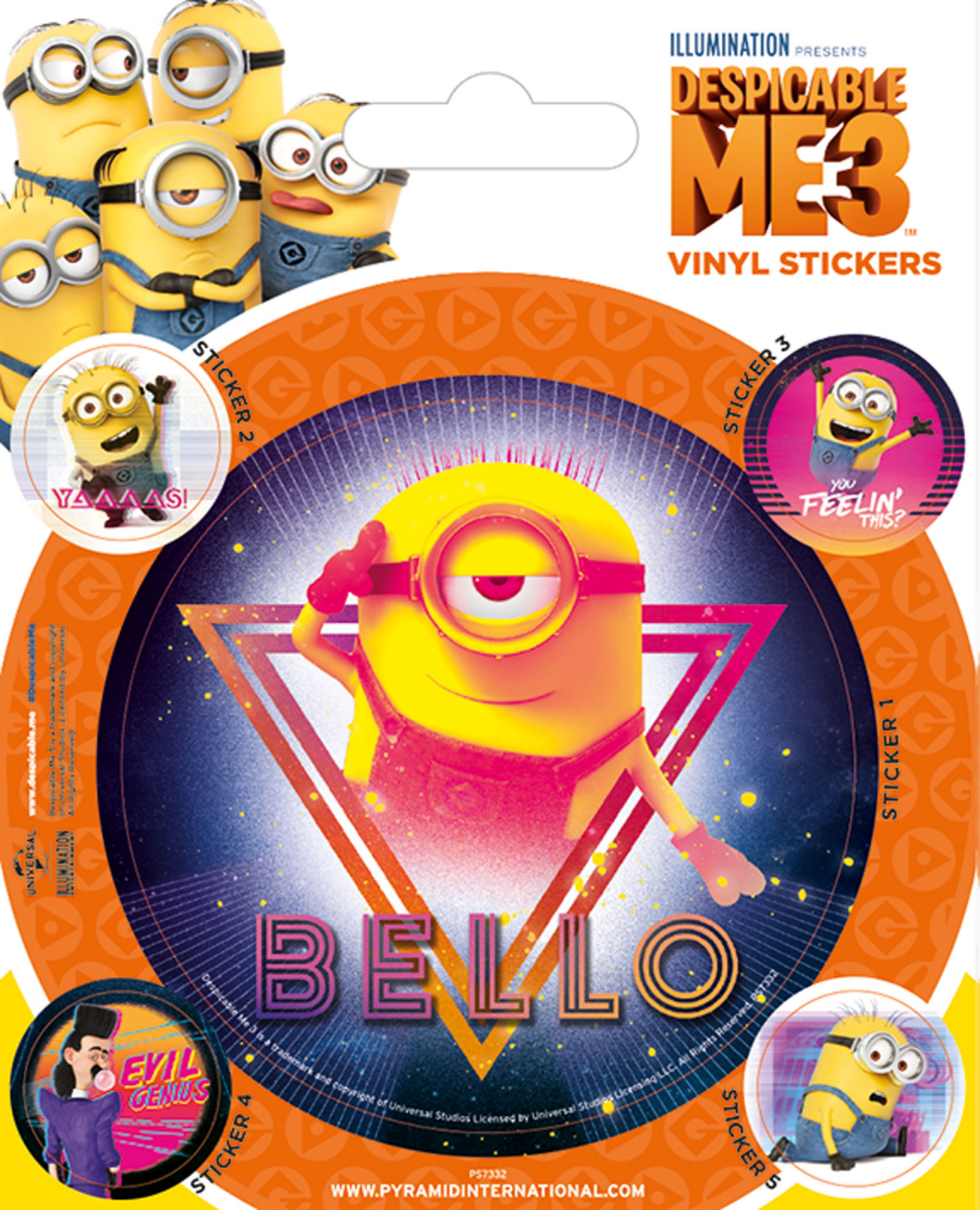 Despicable Me - Sticker-Sets - 3 - 80's Vibe, 7,79