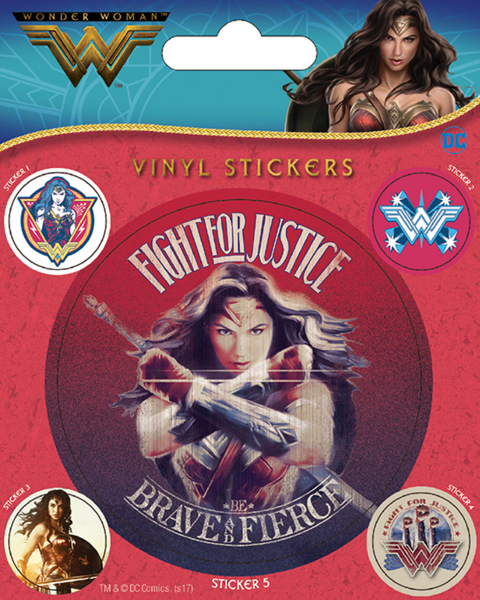 Wonder Woman - Sticker-Sets - Fight For Justice, 7,79