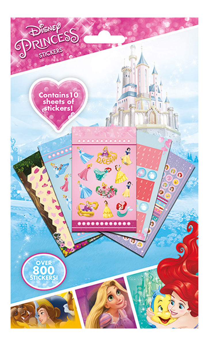 800 Sticker Set - Sticker-Sets - Disney - Princess, 12,59