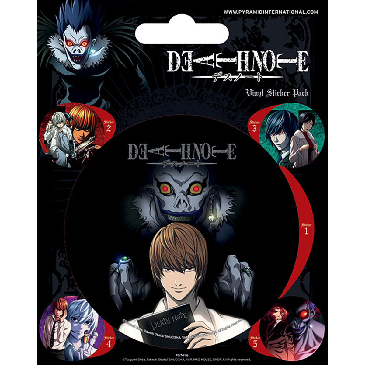 Death Note - Sticker-Sets - One Sheet, 7,79