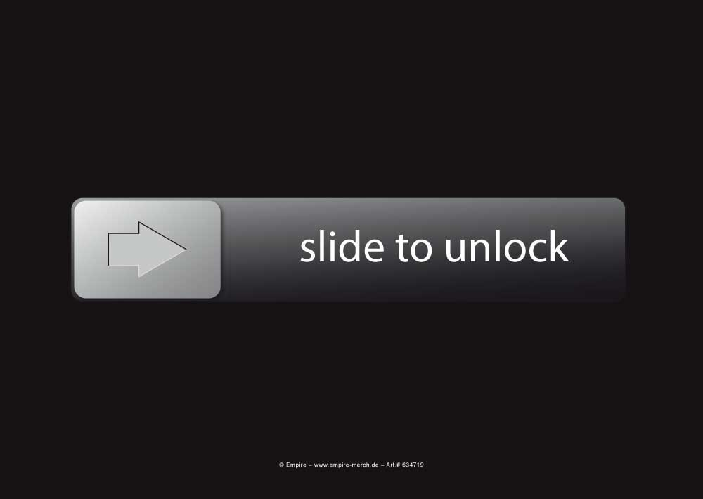 Fun - Sticker - Slide to unlock, 6,59