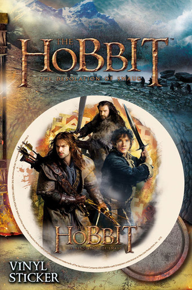 Hobbit, The - Sticker - Desolation of Smaug - Trio, 4,99