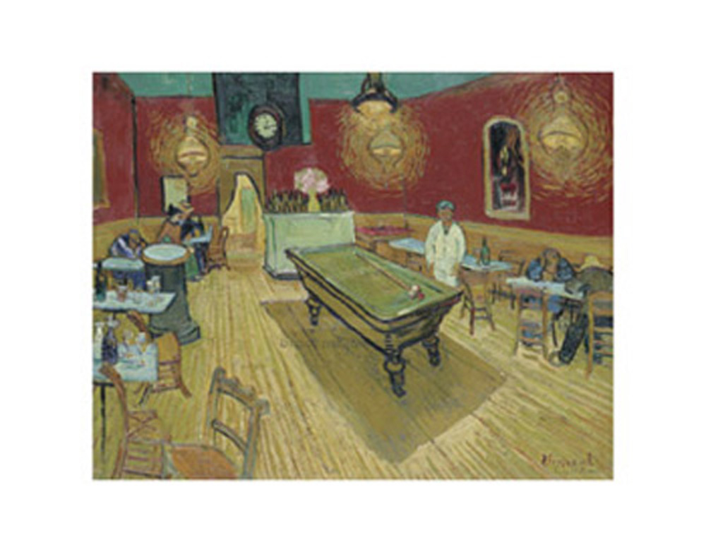 Van Gogh, Vincent - Kunstdruck - The Night Cafe, 1888 Pool-billiard, 27 ...