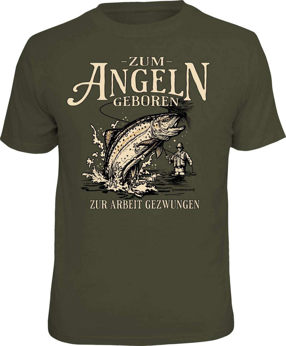 Angeln - Textilien - Zum Angeln geboren, 20,85