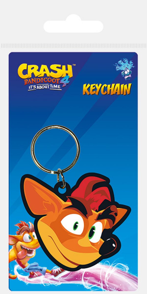 Crash Bandicoot - Keyring - 4 - Crash Face, 7,79