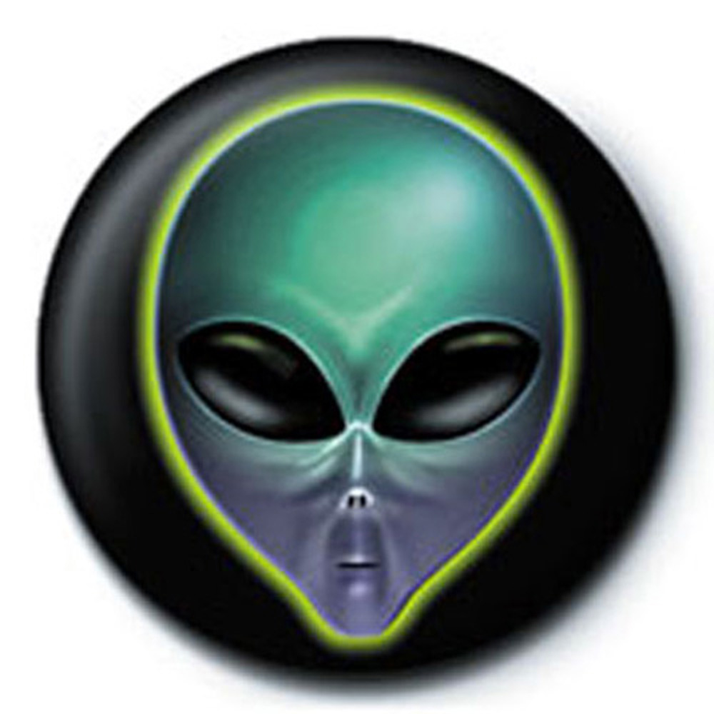 Fun - Button Badge - Alien Head, 4,99