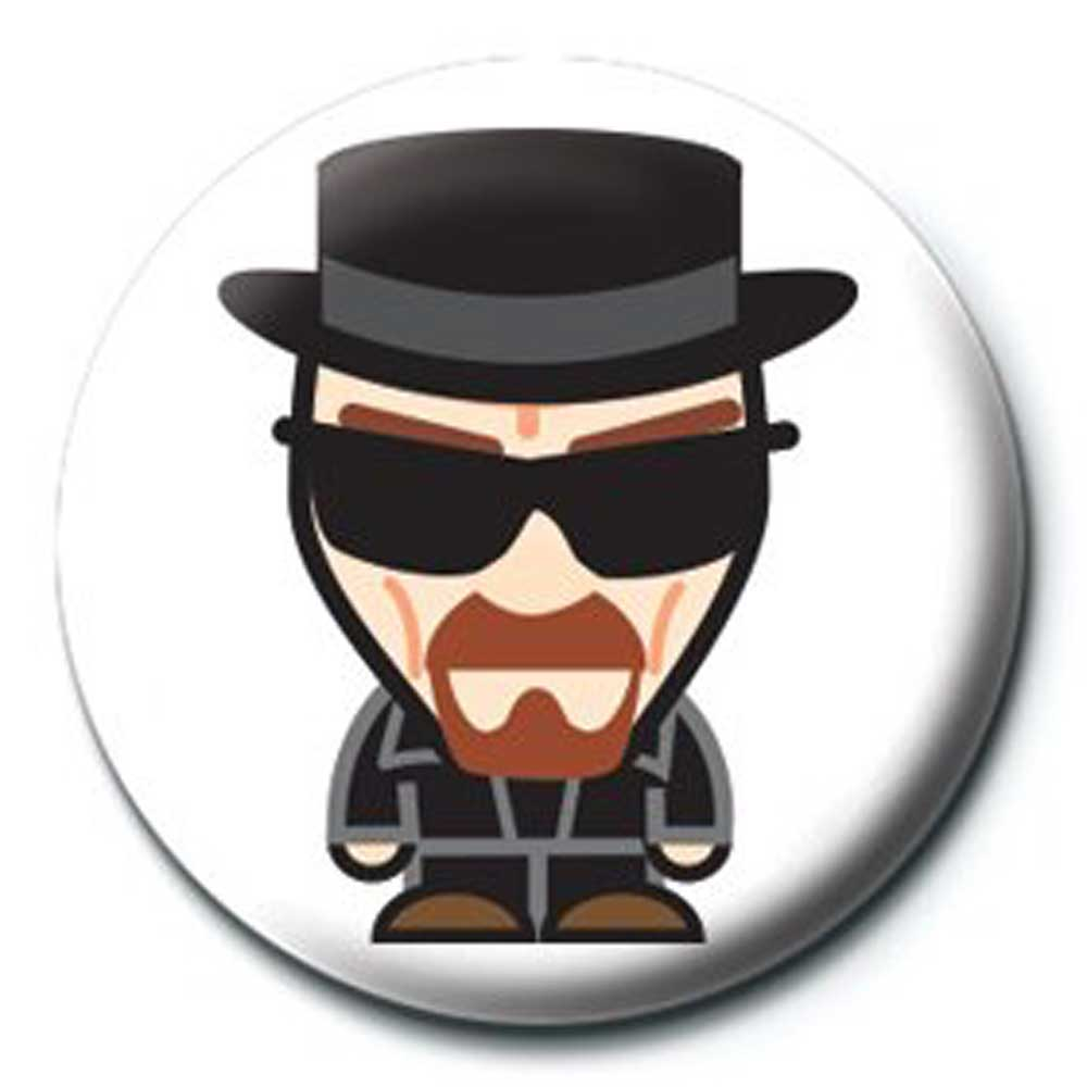 Breaking Bad - Button Badge - Heisenberg Suit Cartoon, 5,49