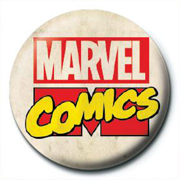Marvel - Button Badge - Comics - Logo, 5,49