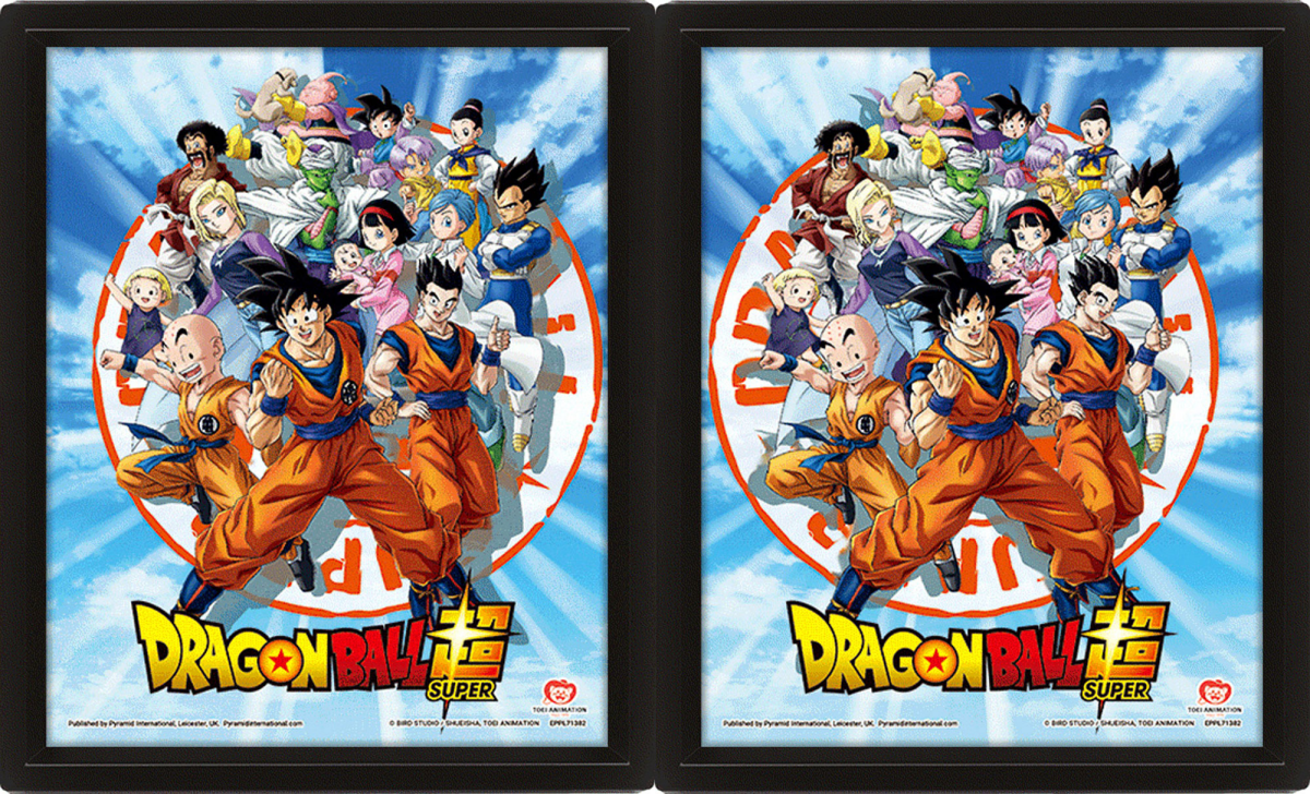Dragon Ball Super - 3D Poster A4 - Goku, 19,99