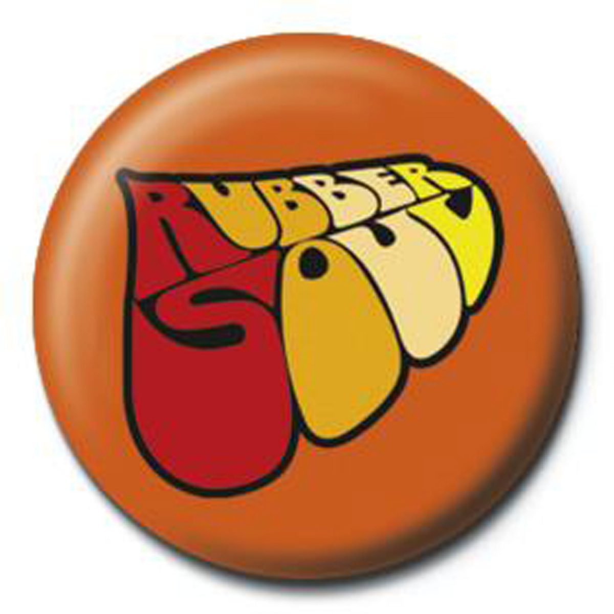 Beatles, The - Button Badge - Rubber Soul Logo, 2,99