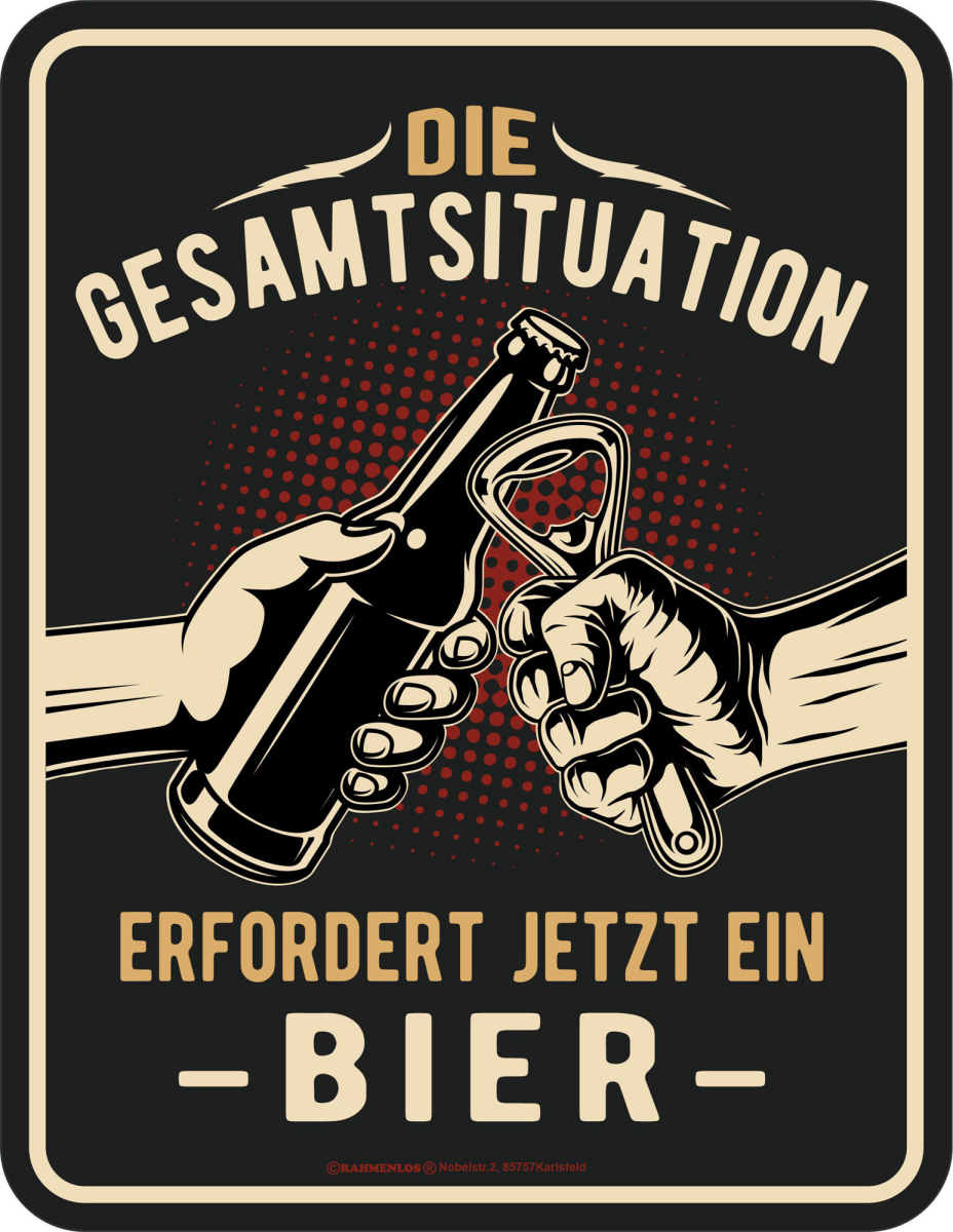 Bier - Magnete - Gesamtsituation Bier, 10,49