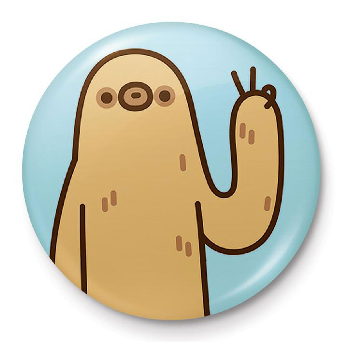 Pusheen - Button Badge - Sloth, 5,49
