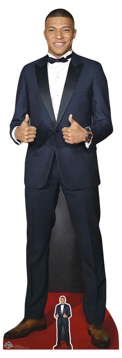Mbappe, Kylian - Pappaufsteller - Thumbs Up - Pappaufsteller, 39,99