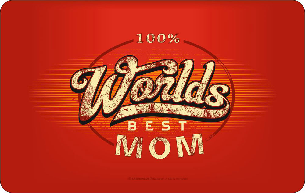 Mama Frühstücksbrettchen Worlds Best Mom 9 99